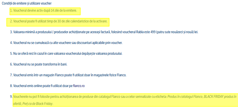 Cod reducere Flanco 30% in mai 2026